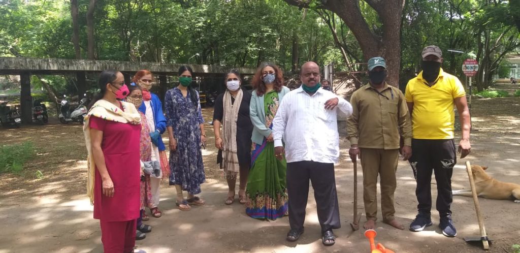 Tree Plantation Activity - SNDT College of Home Science